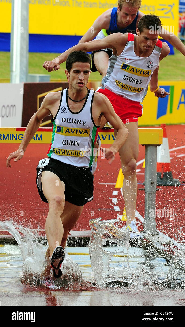 Luke Gunn during the Steelechase Final during the Norwich Union Olympic ...
