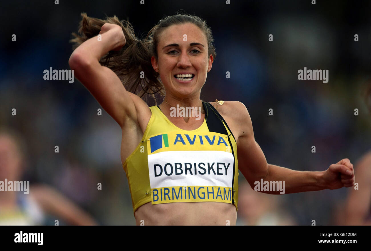 Women's 1500m runner Lisa Dobriskey during the Norwich Union Olympic ...