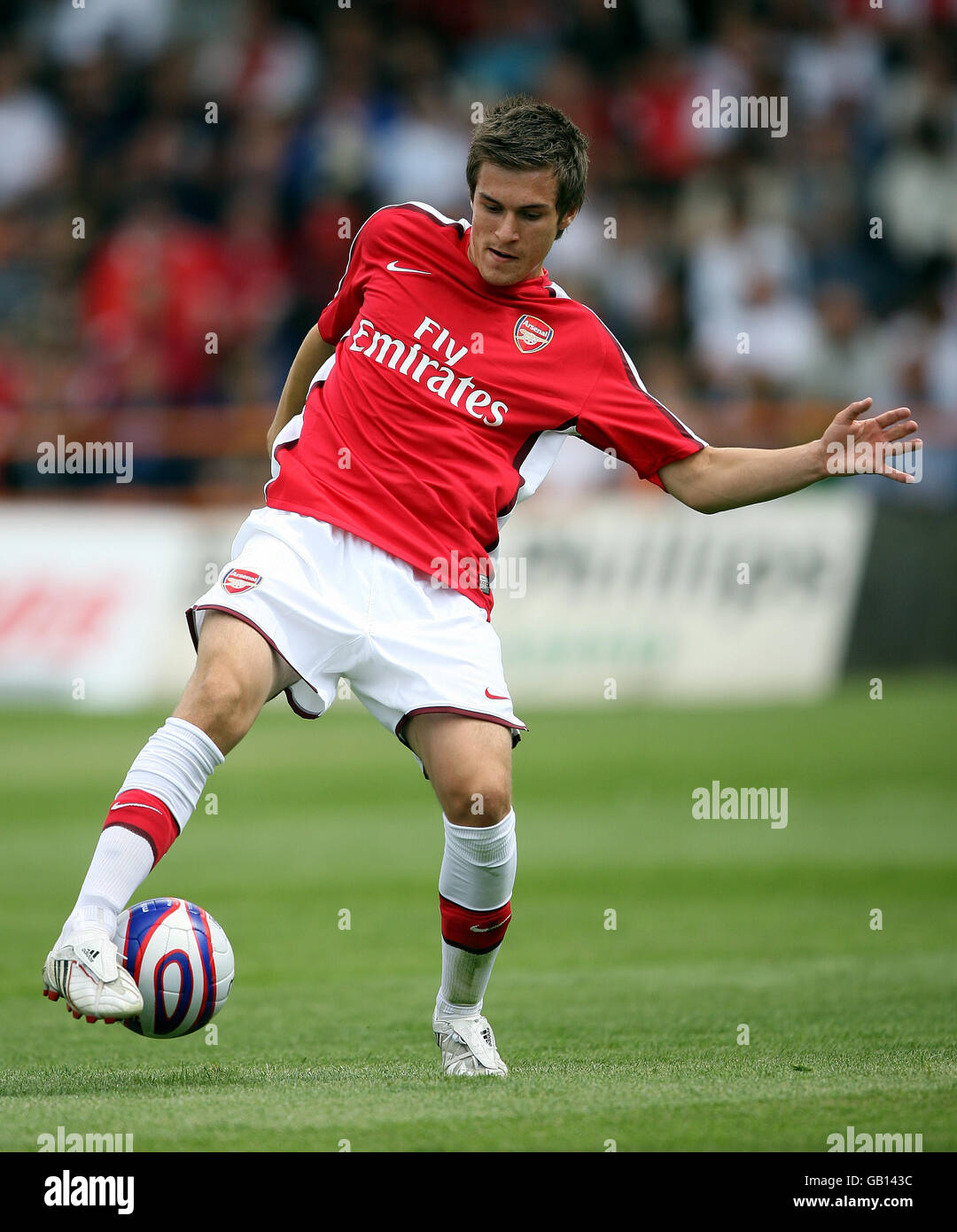 Soccer - Friendly - Barnet v Arsenal - Underhill Stadium Stock Photo ...
