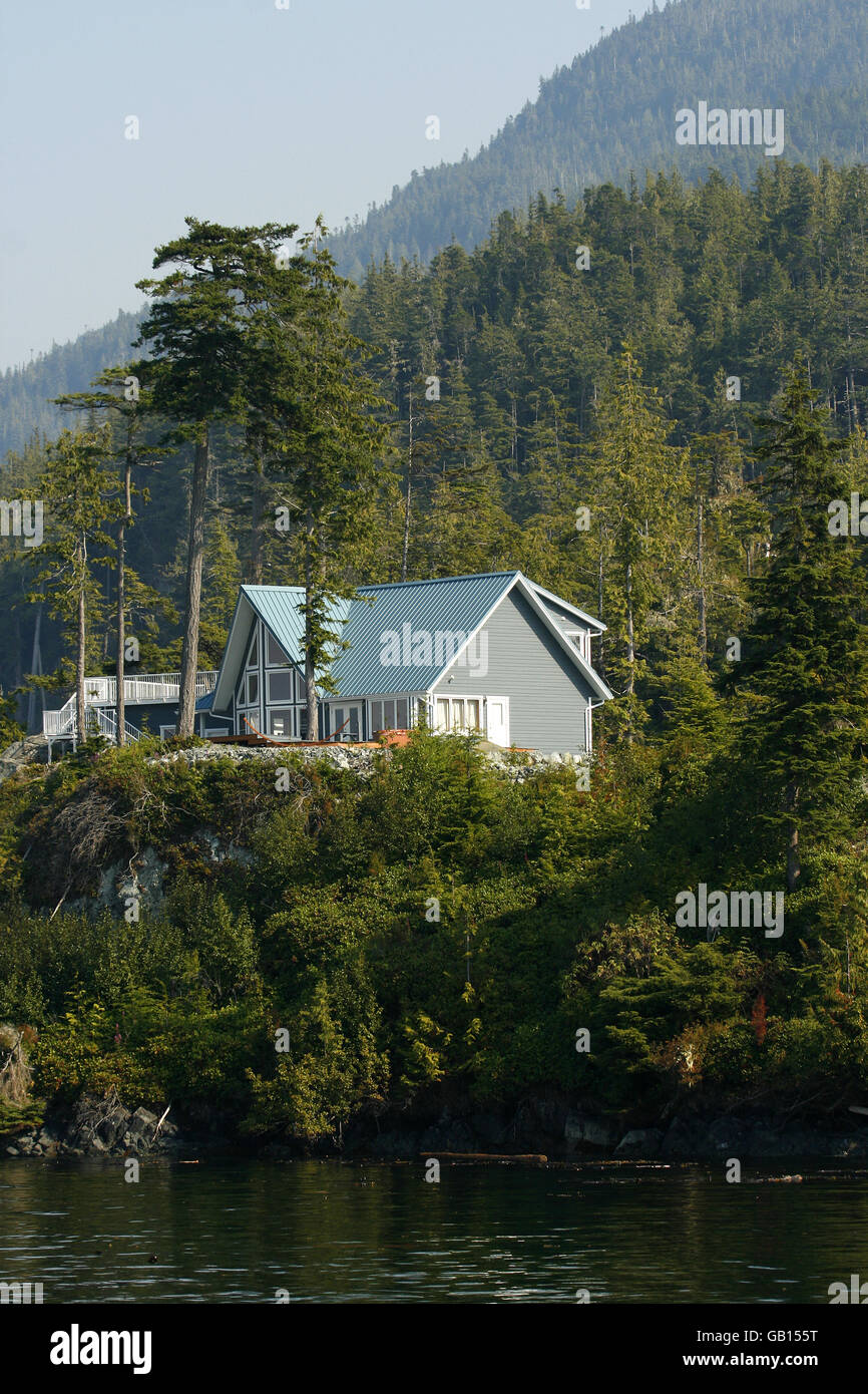 Telegraph Cove. Vancouver island. British Columbia. Canada Stock Photo ...