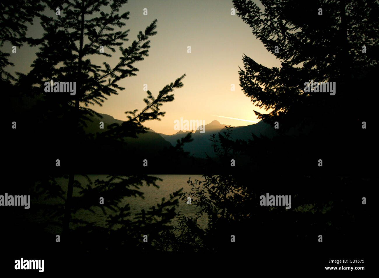 Buttle lake. Strathcona Provincial Park. Vancouver island. British ...