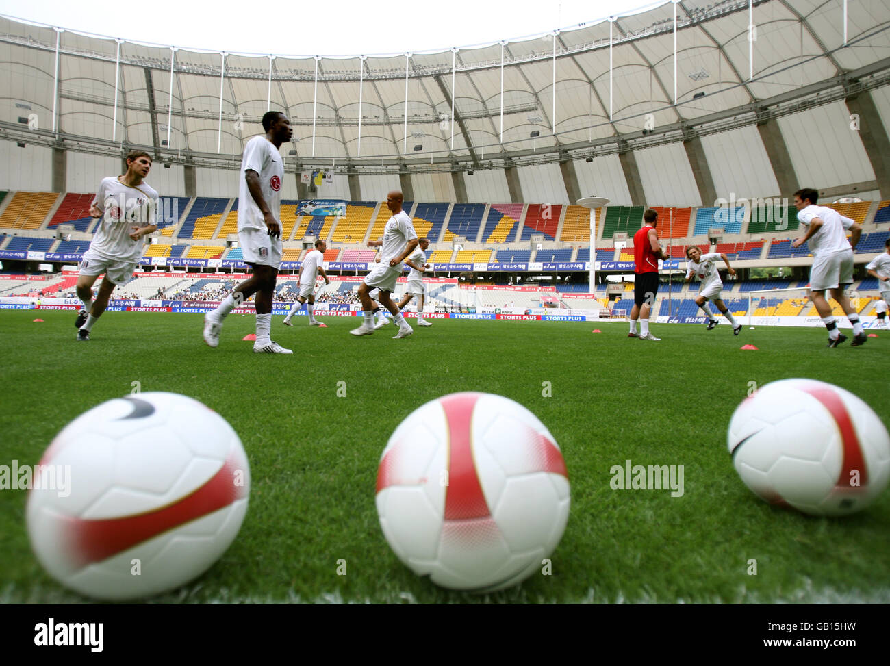 Soccer - Friendly - Busan Icons v Fulham - Busan Stadium Stock Photo ...