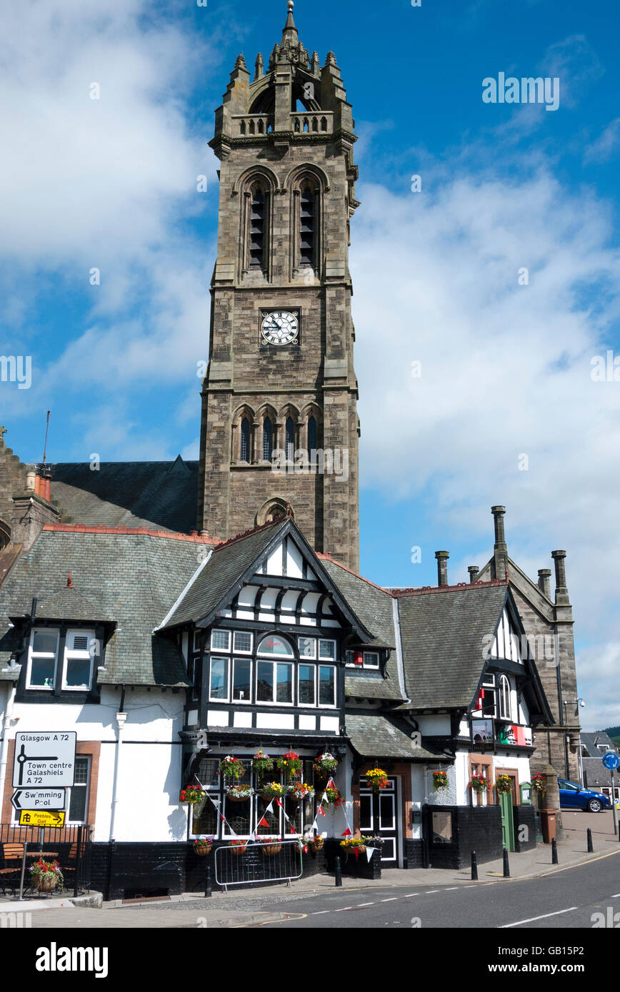 Peebles town center hi-res stock photography and images - Alamy