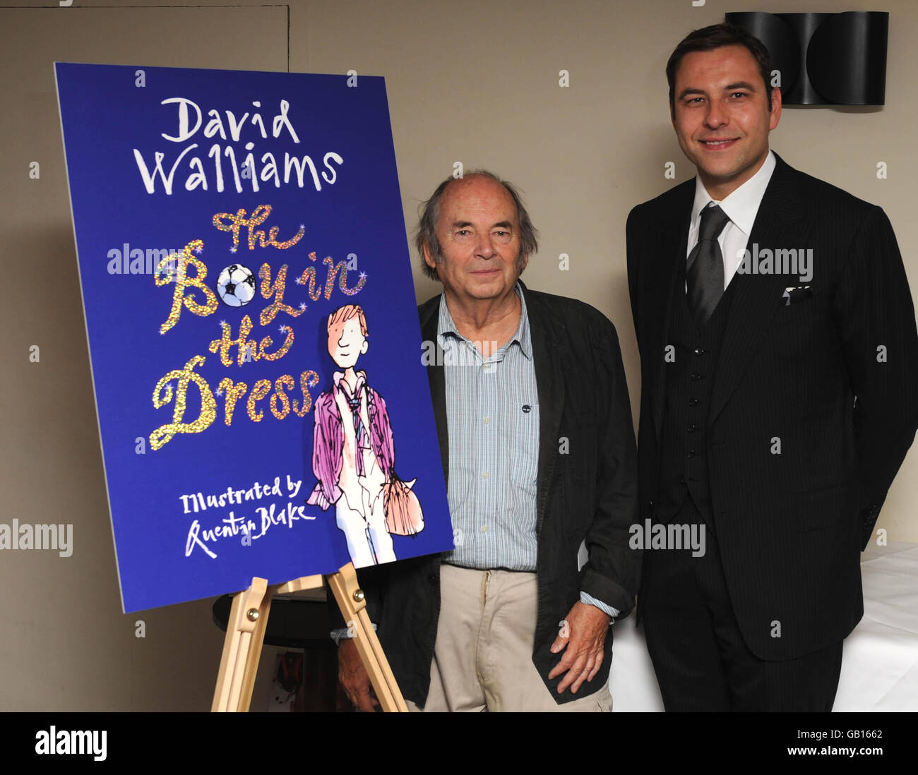 From Left to Right: Quentin Blake, Illustrator, and David Walliams ...
