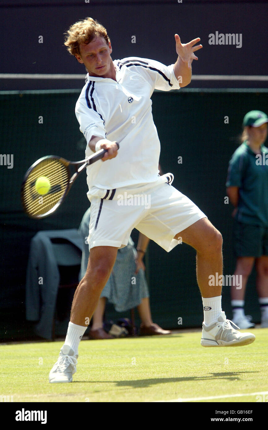 Argentinas david nalbandian against brazils andre sa hi-res stock ...