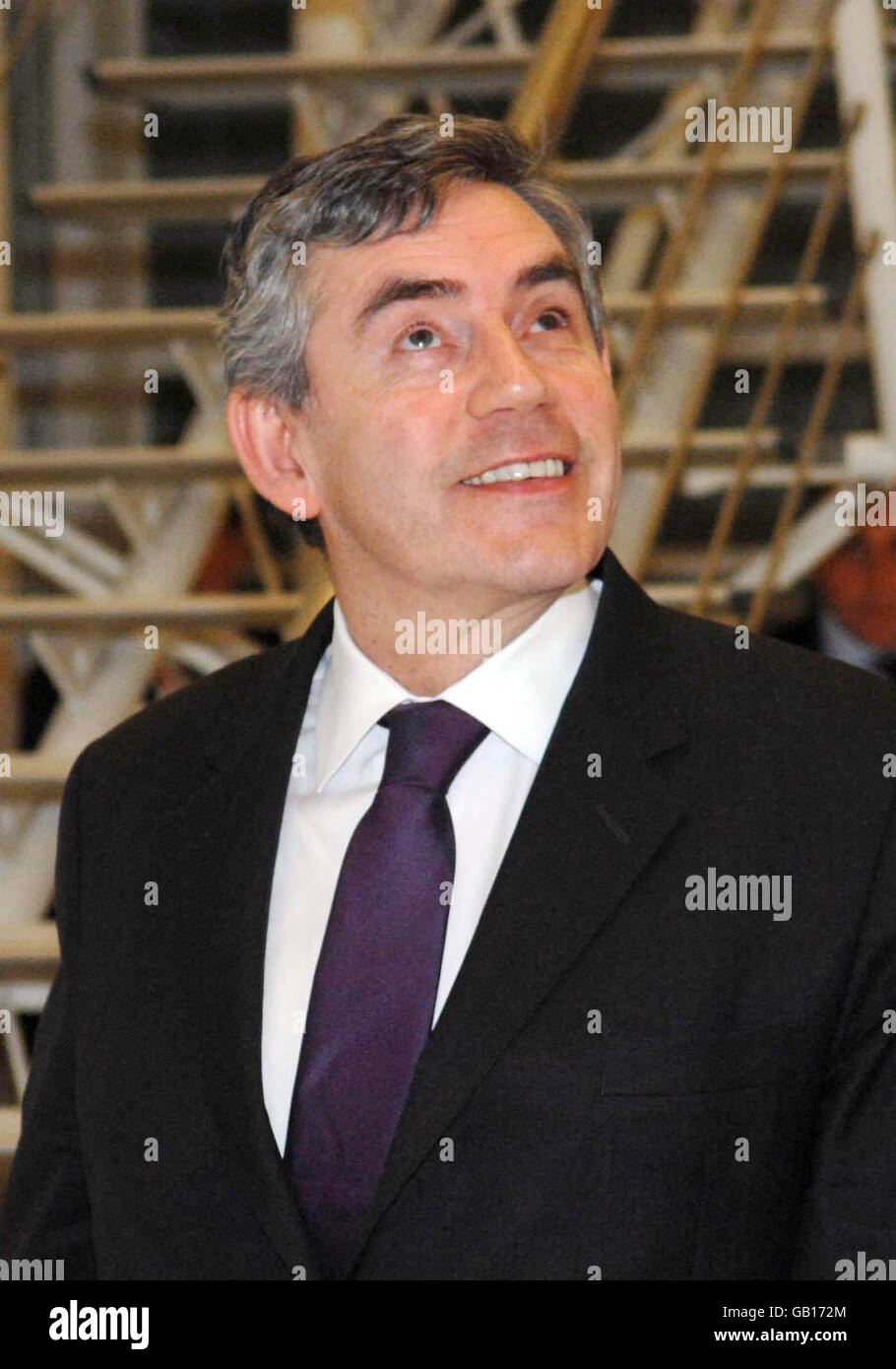 Prime Minister Gordon Brown arrives at the UK Catalyst Awards at the ...