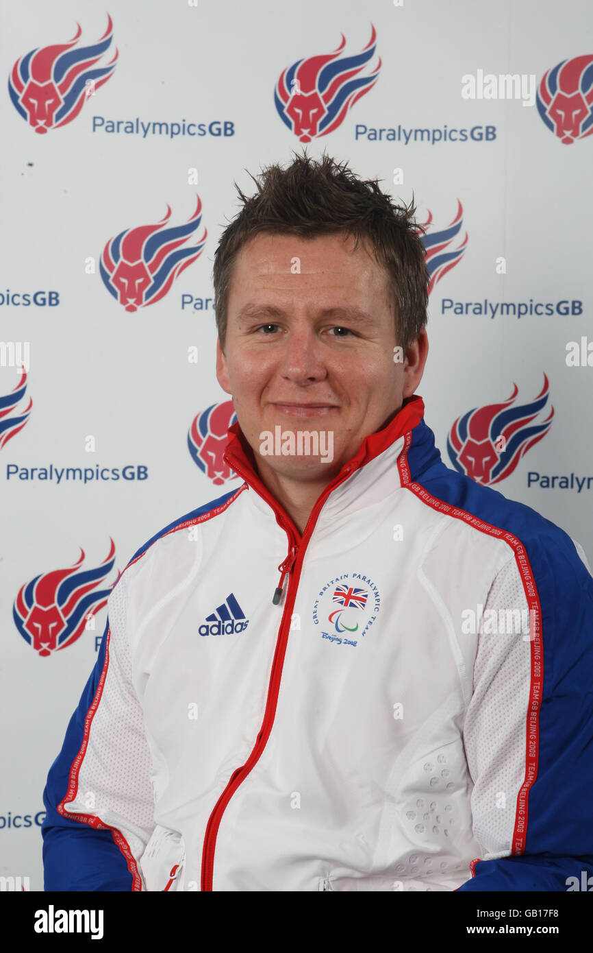 Paralympics GB 2008 Photocall - Birmingham National Indoor Arena. Matt ...