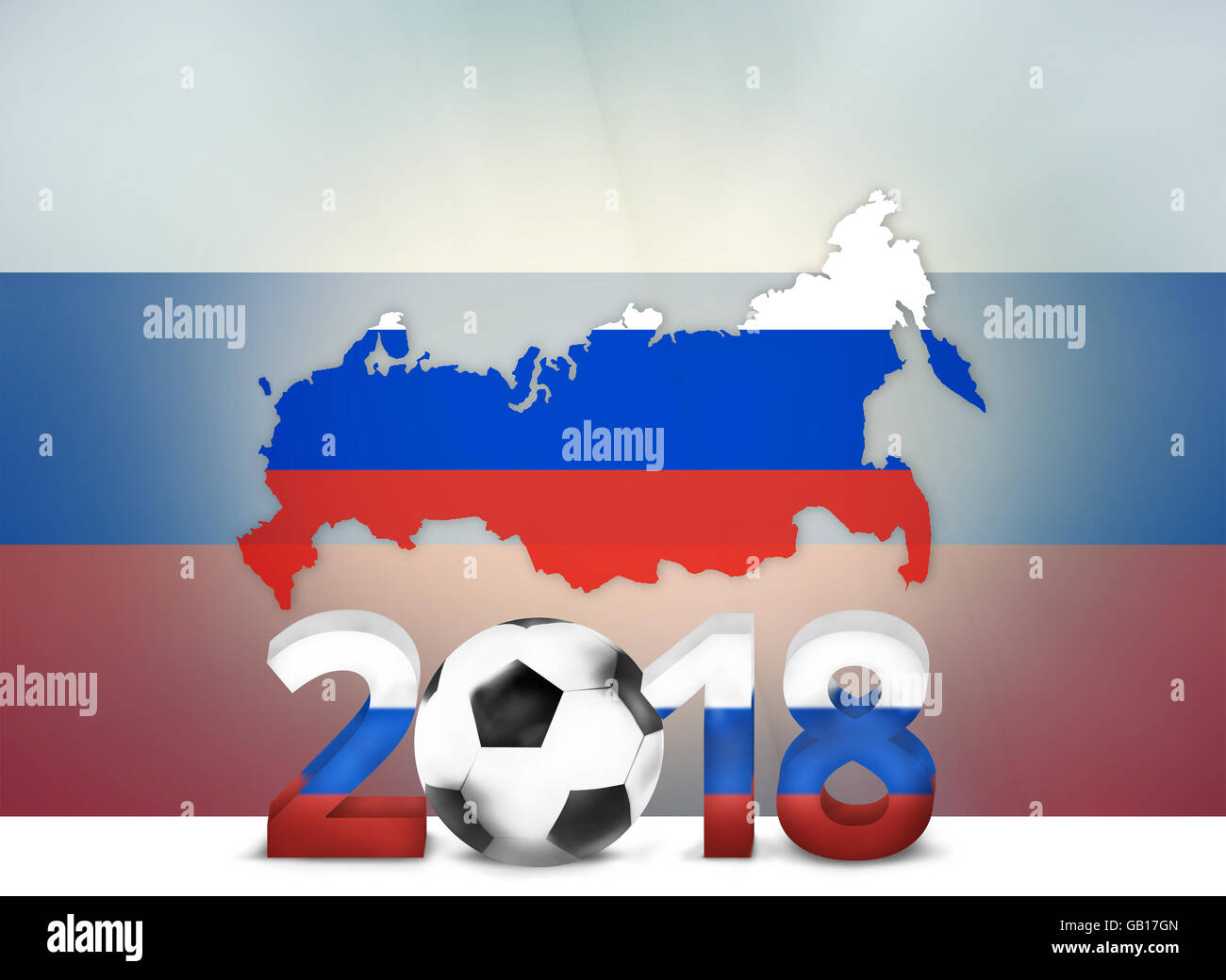 russia 2018 soccer states government outline modern map regular design ...