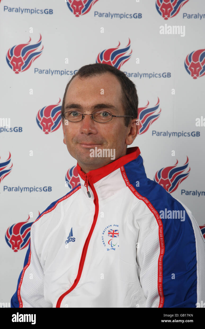 Paralympics GB 2008 Photocall - Birmingham National Indoor Arena Stock ...