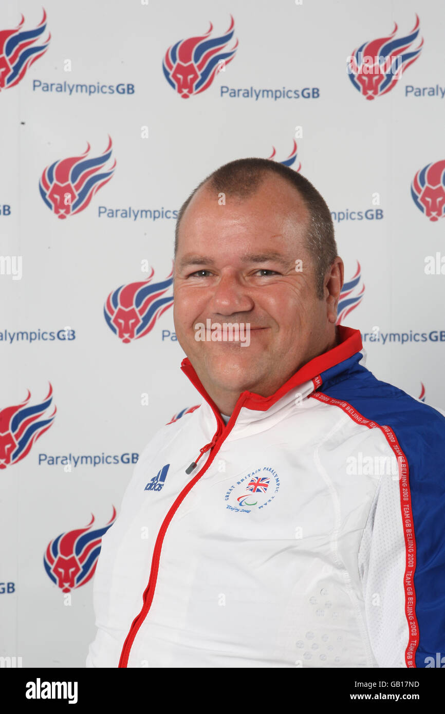 Paralympics GB 2008 Photocall - Birmingham National Indoor Arena. John ...