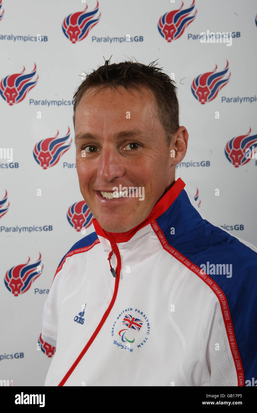 Paralympics GB 2008 Photocall - Birmingham National Indoor Arena. Danny ...