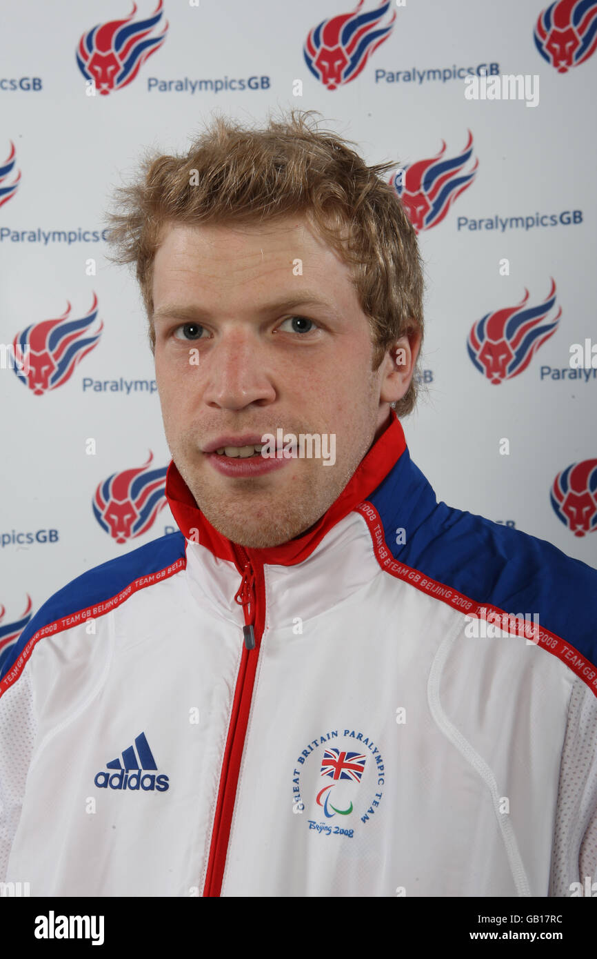 Paralympics GB 2008 Photocall - Birmingham National Indoor Arena Stock ...