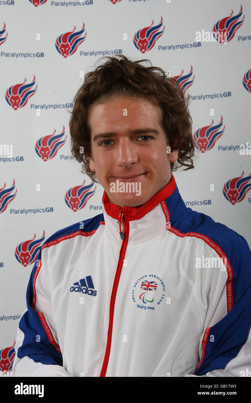 Paralympics GB 2008 Photocall - Birmingham National Indoor Arena. David ...