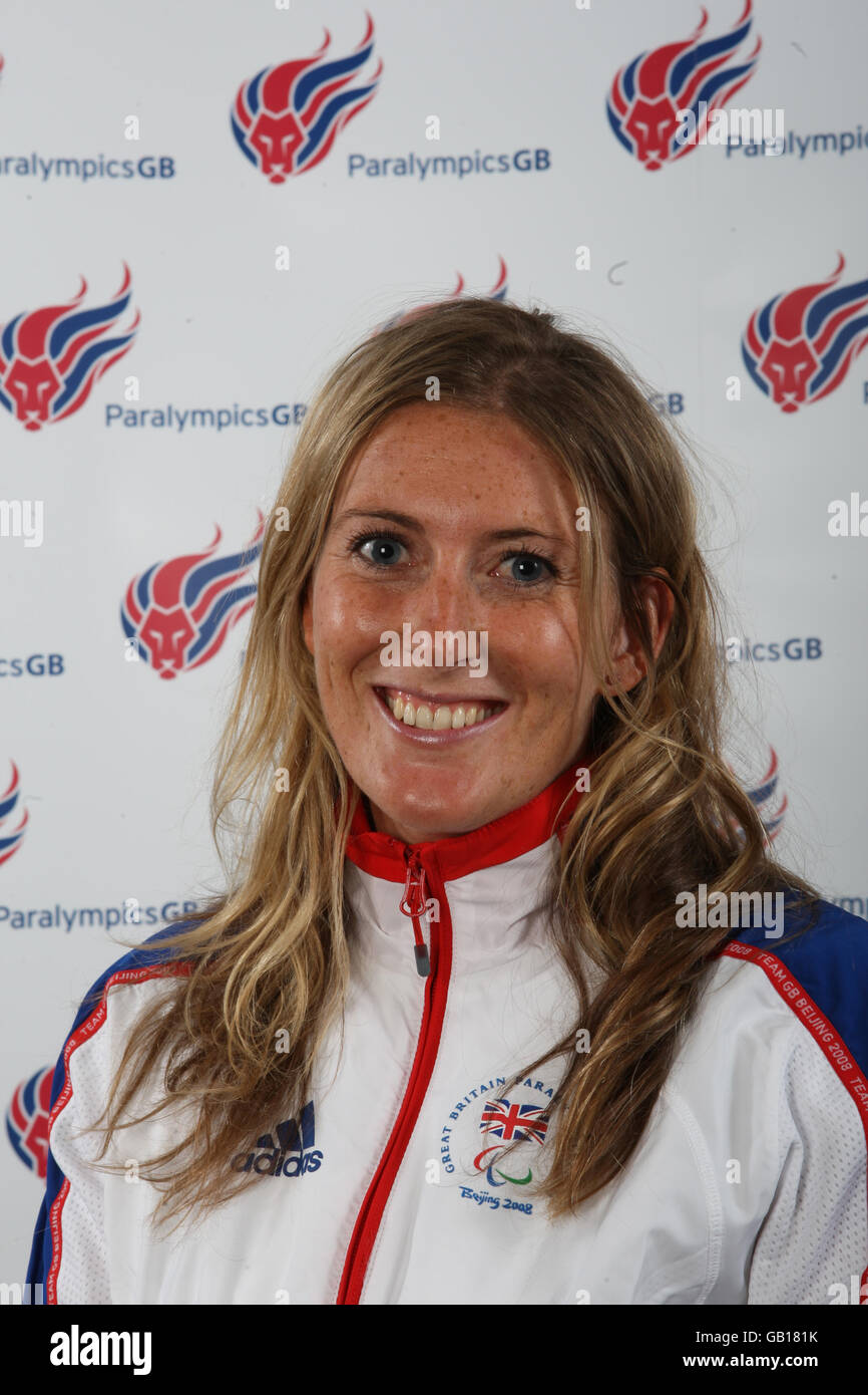 Paralympics GB 2008 Photocall - Birmingham National Indoor Arena. Vicky ...
