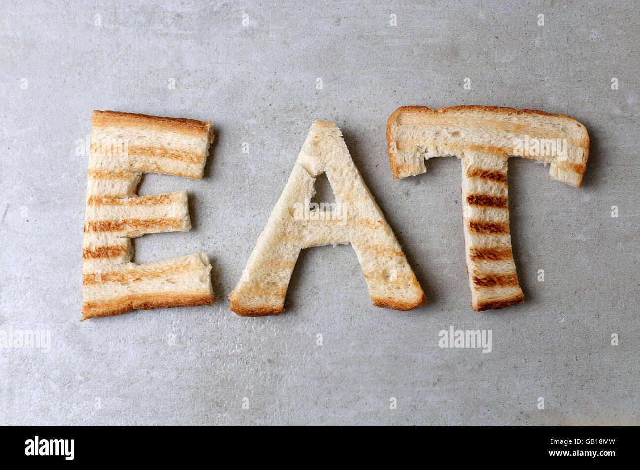Bread word hi-res stock photography and images - Alamy