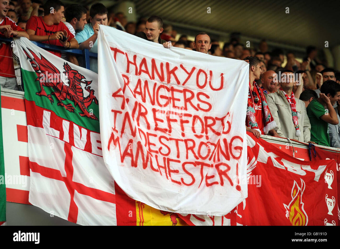 Soccer - Pre-Season Friendly - Rangers v Liverpool - Ibrox Stock Photo ...