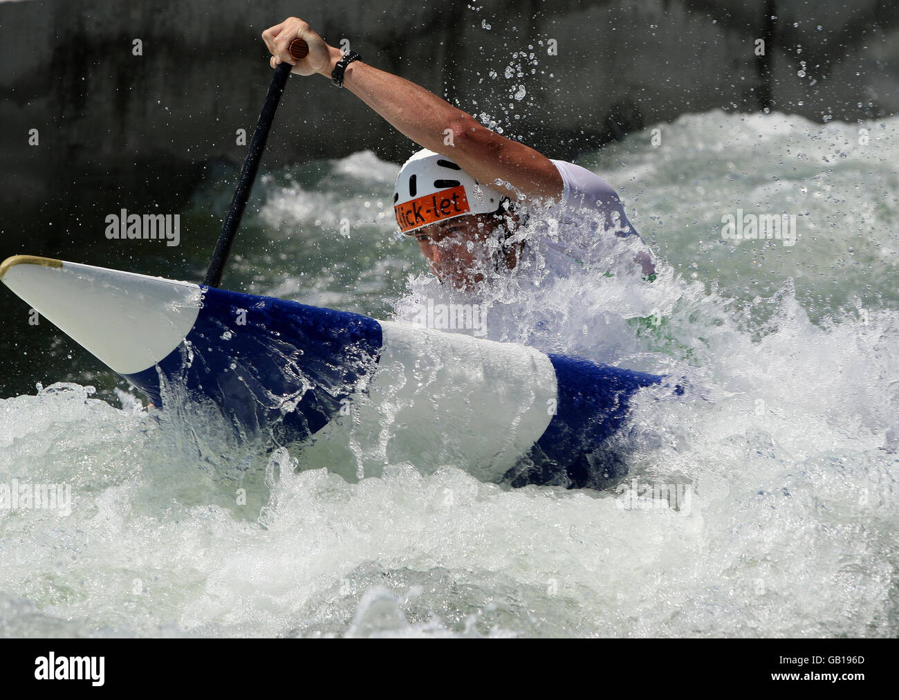 Great Britain's David Florence during training at the Shunyi Olympic ...