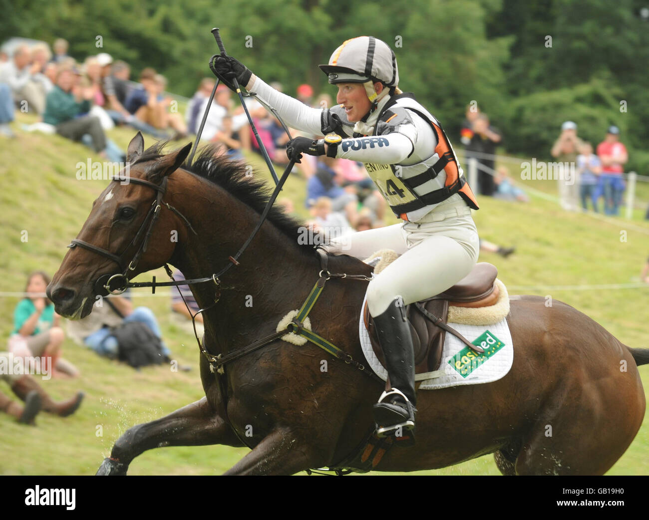 Mayhem III and Ruth Edge during the cross country in The Festival of ...