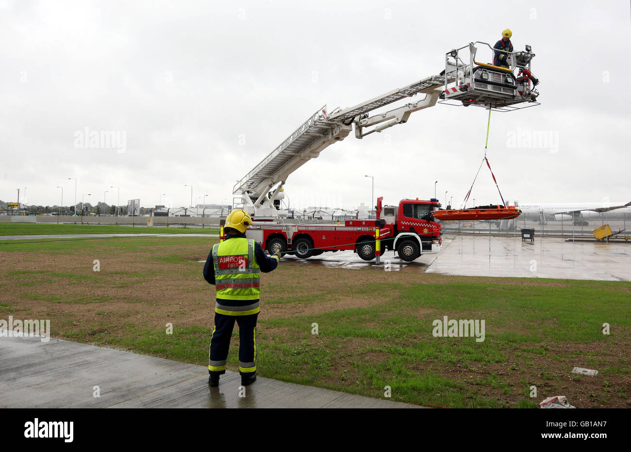 Heathrow fire station hi-res stock photography and images - Alamy
