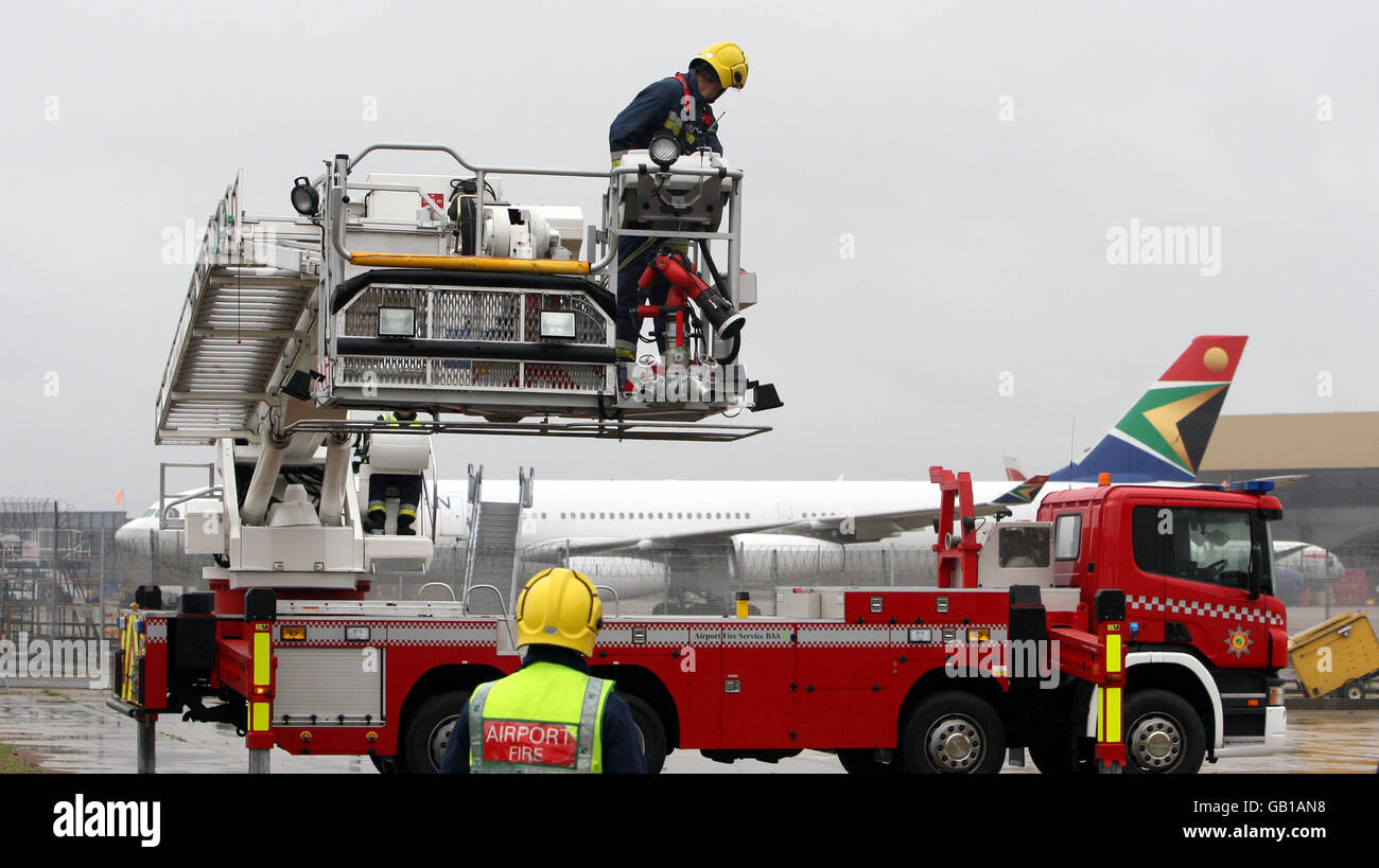 New fire station at Heathrow Stock Photo - Alamy