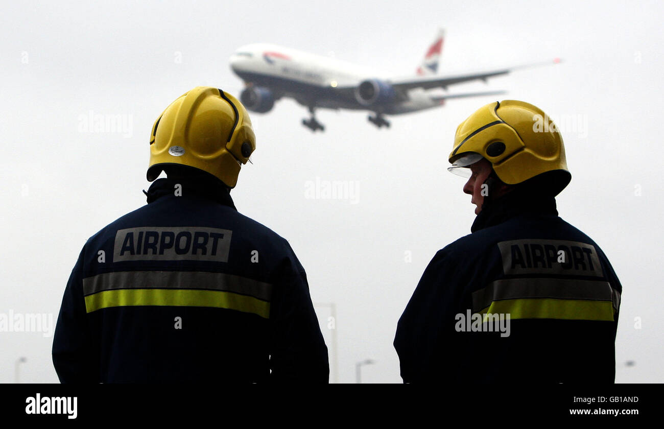 Heathrow fire station hi-res stock photography and images - Alamy