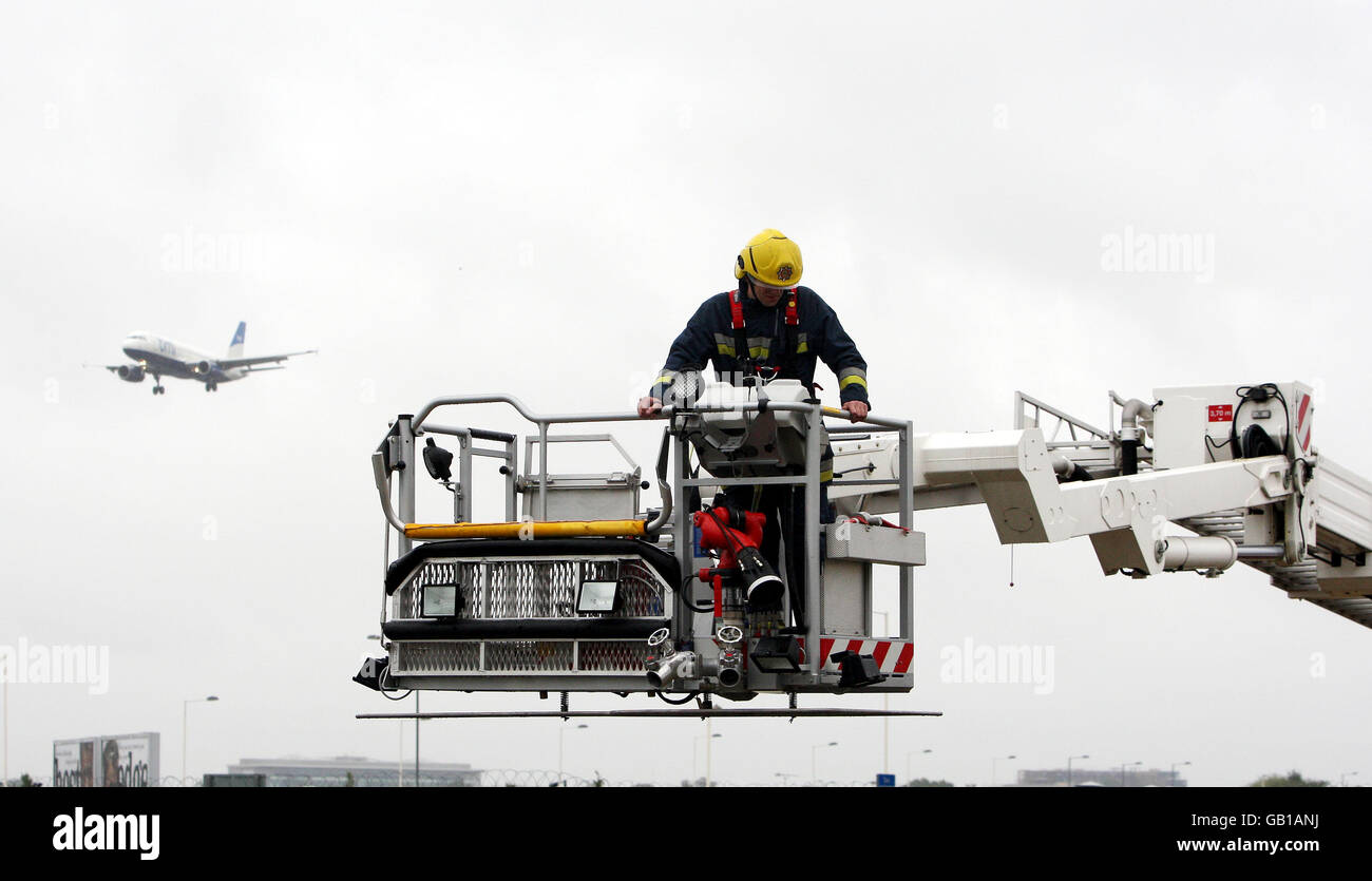 New fire station at heathrow hi-res stock photography and images - Alamy
