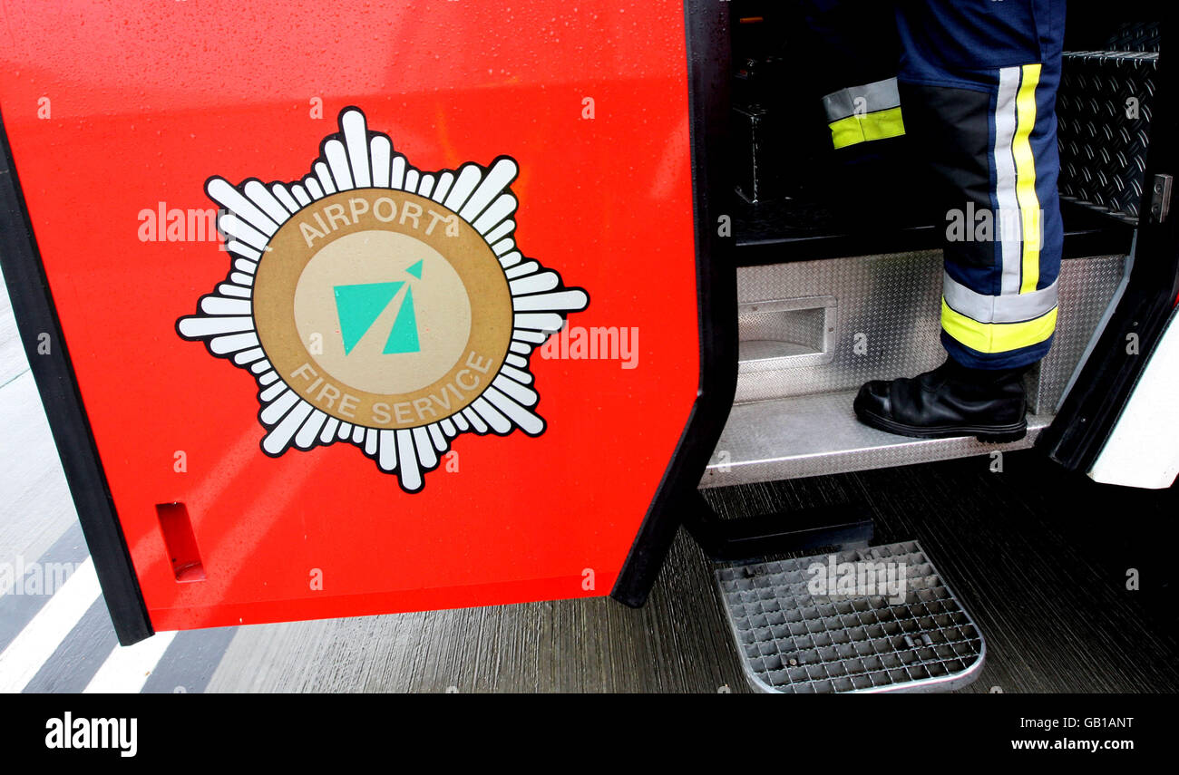 New fire station at Heathrow Stock Photo - Alamy