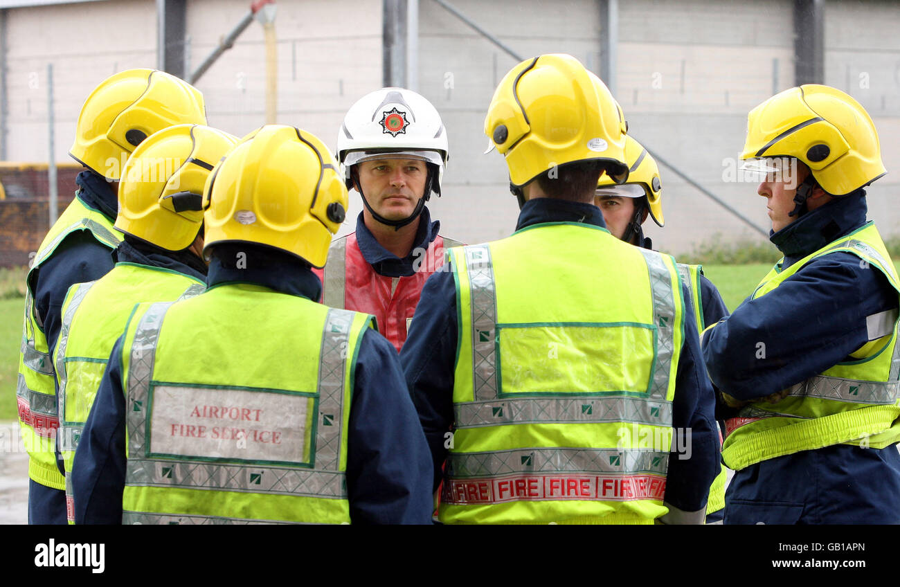 New fire station at Heathrow Stock Photo - Alamy