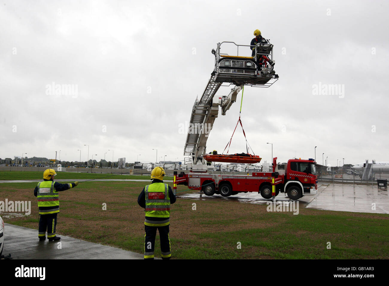 Heathrow fire station hi-res stock photography and images - Alamy