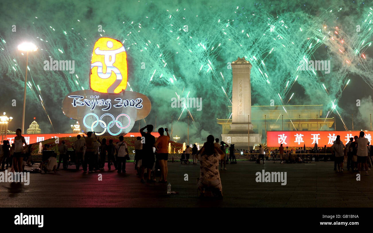 Olympics - Beijing Olympic Games 2008 - Opening Ceremony Stock Photo ...