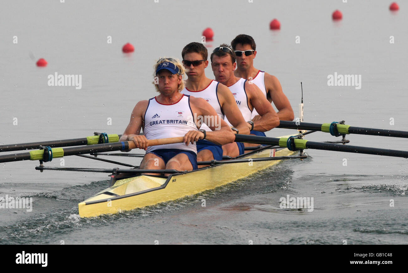 Great Britain's Tom James, Steve Williams, Pete Reed and Andrew Triggs ...