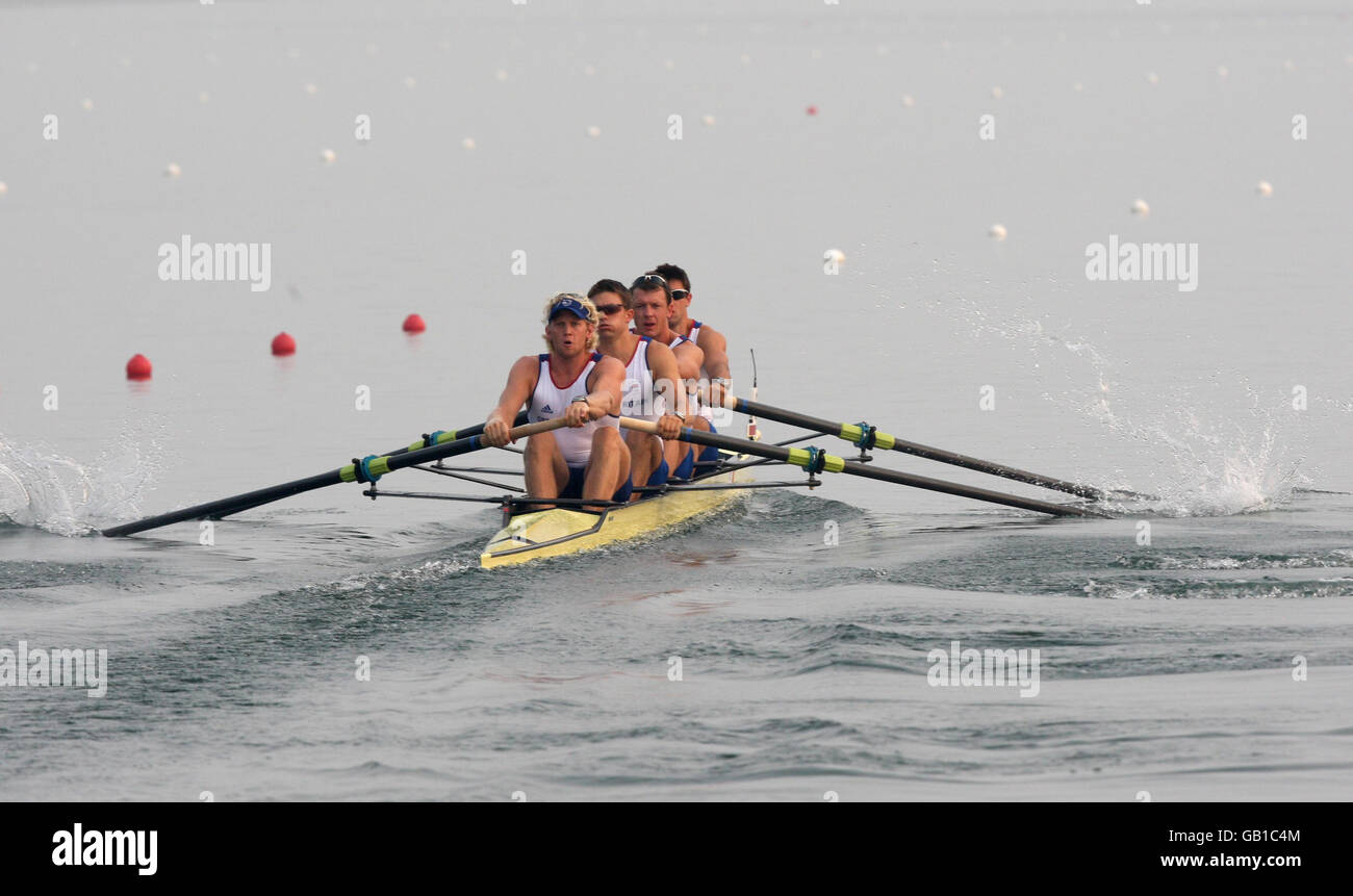 Great Britain's Tom James, Steve Williams, Pete Reed and Andrew Triggs ...