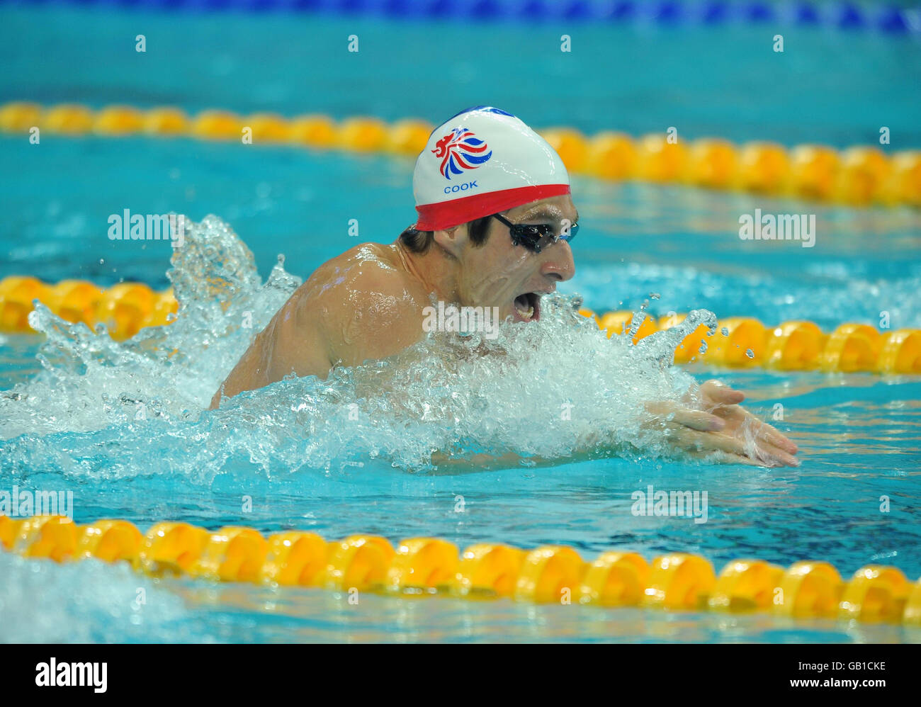 Great Britain's Christopher Cook in action in his heat of the men's ...