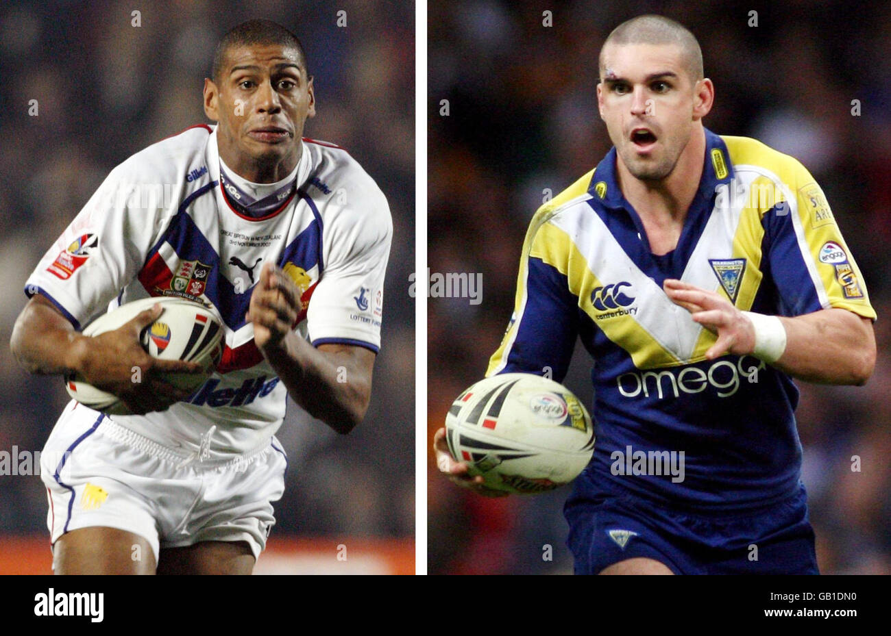 File photos of Leon Pryce and Stuart Reardon. The two rugby league ...