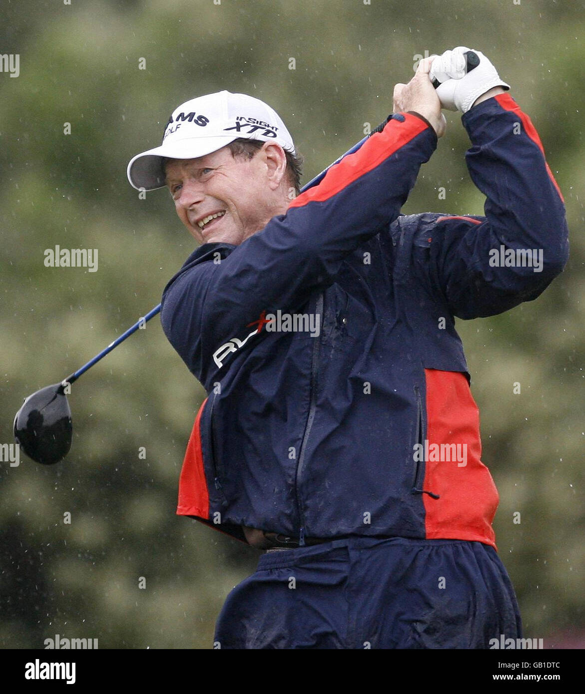 USA's Tom Watson on the 2nd tee during Round One of the Open ...