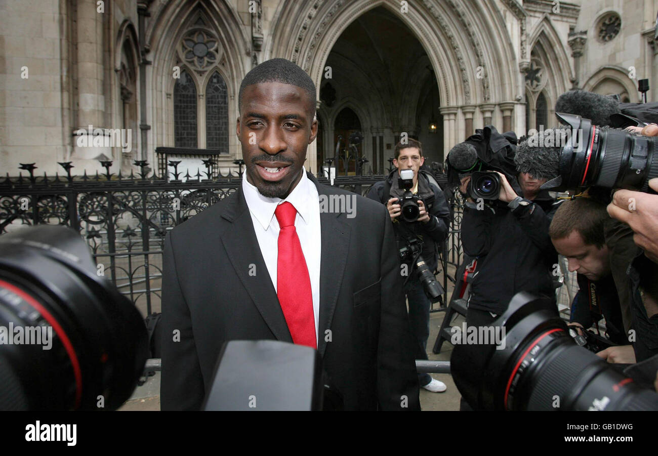 Dwain Chambers outside the High Court in London, where he is hoping to ...