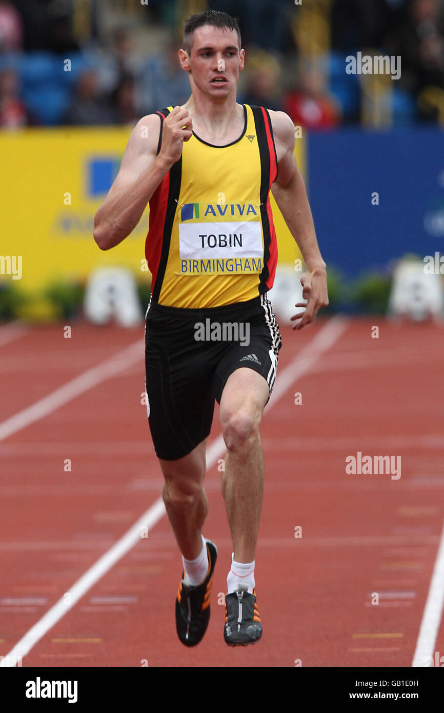 Basingstoke & Mid Hants' Robert Tobin competes in Heat 1 of the Men's ...