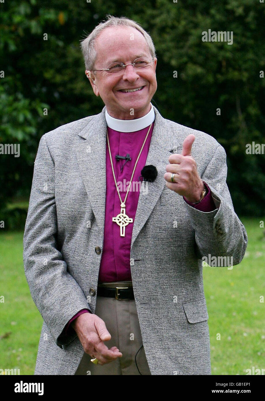 American Bishop Gene Robinson arrives at St. Rumwold's Church in ...