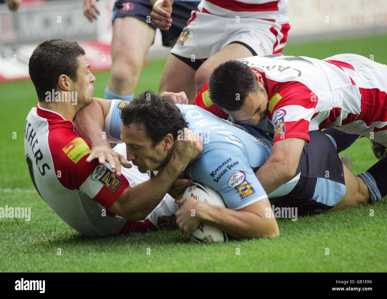 Rugby League - engage Super League - Wigan Warriors v St Helens - JJB ...