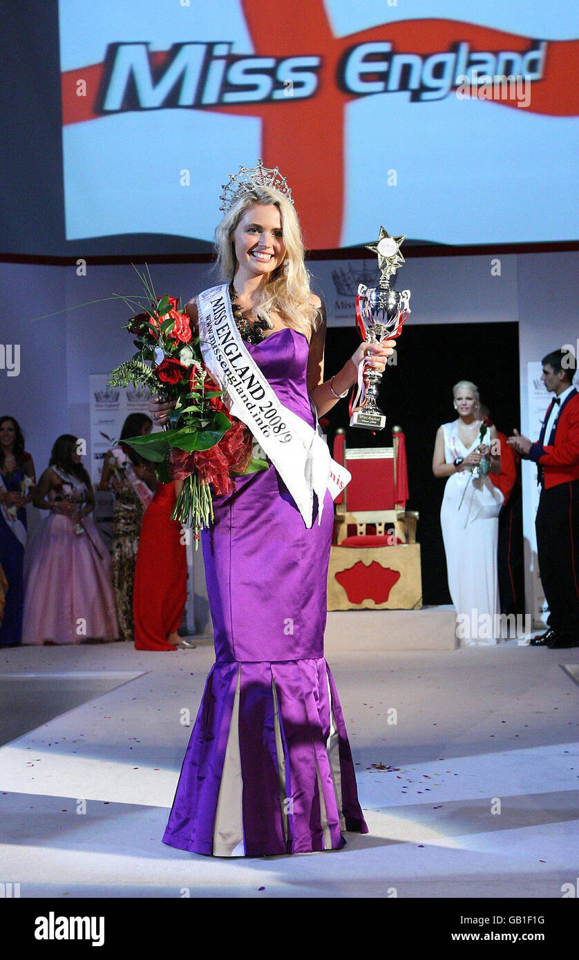 Laura Coleman, Miss Derby aged 22, is crowned Miss UK during the Miss ...