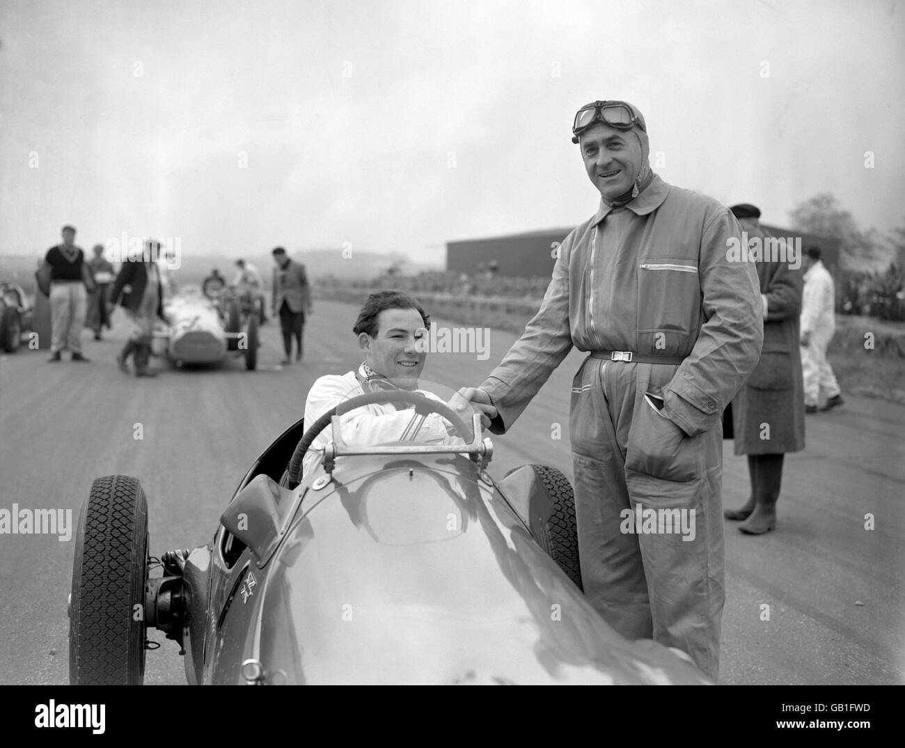 Motor racing international trophy race silverstone hi-res stock ...
