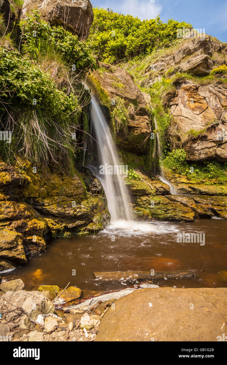 Waterfalls Hayburn Wyke Yorkshire High Resolution Stock Photography and ...