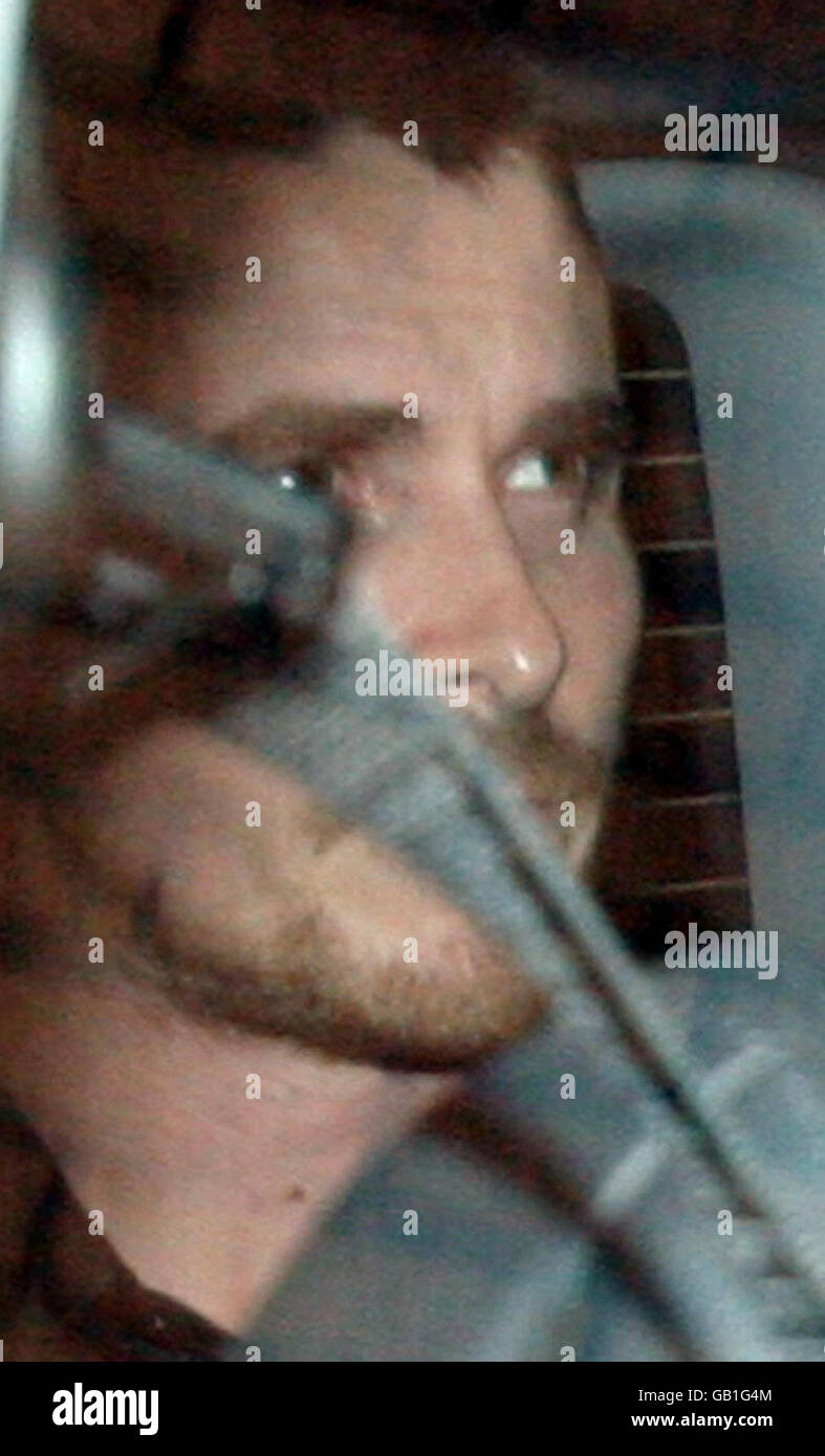 ALTERNATE CROP. Actor Christian Bale, 34, leaves Belgravia Police ...