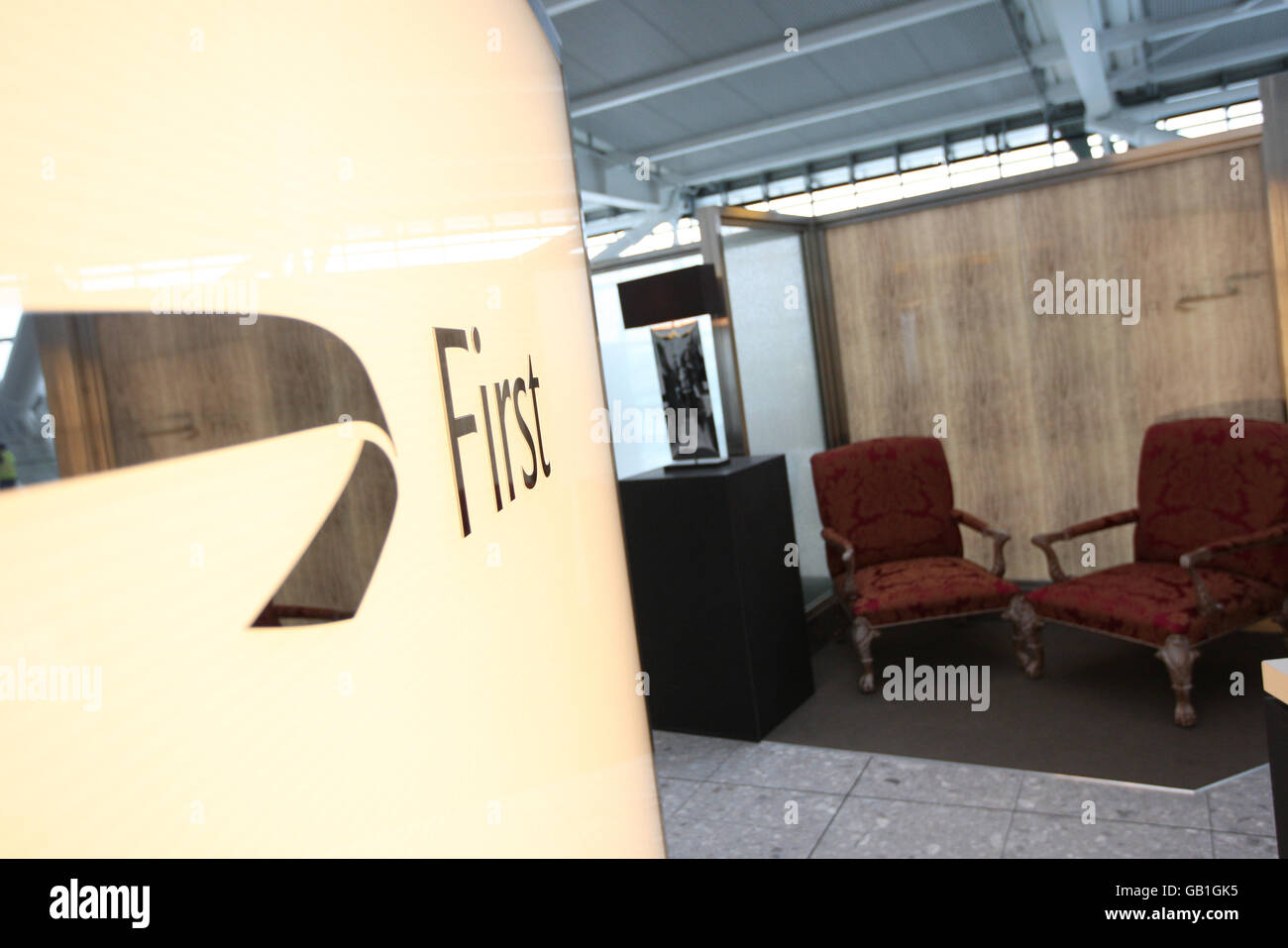 First class and premium travel Stock Photo - Alamy