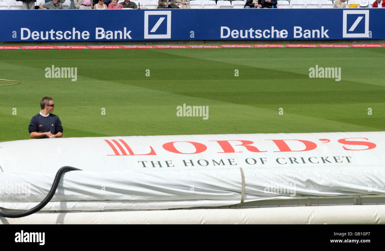 Hover Cover Lords Cricket Ground High Resolution Stock Photography and ...