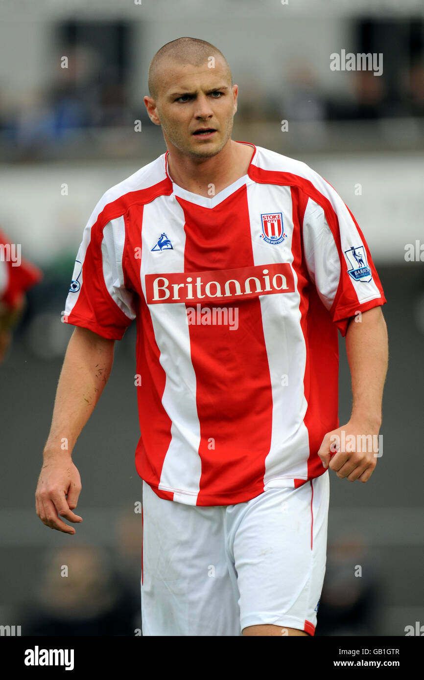 Soccer - Friendly - Newcastle Town v Stoke City - The Lyme Valley ...