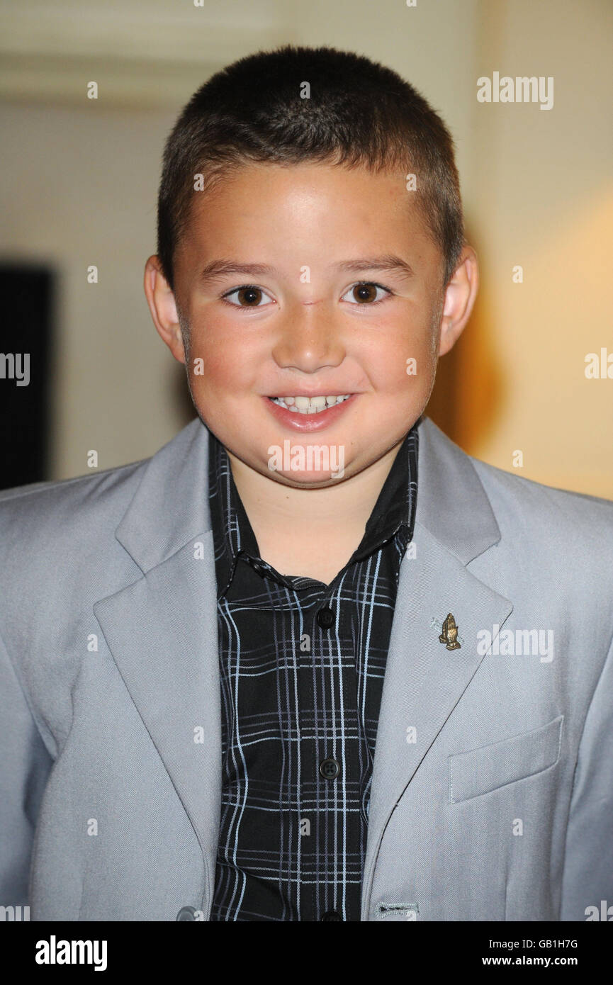 Charlie Doherty, 8 from Crawley in West Sussex pictured during a ...