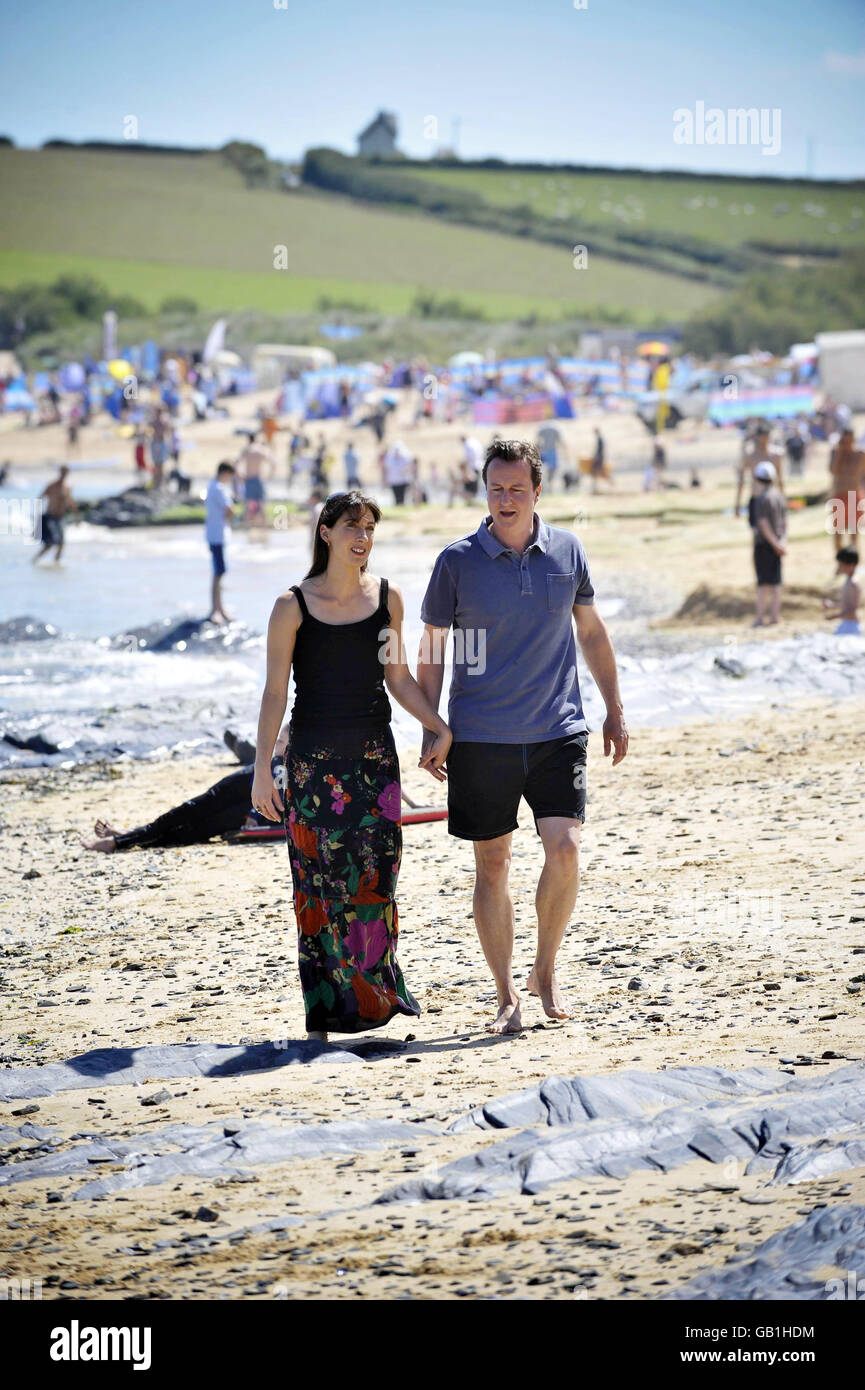 Conservative party leader david camerons wife hi-res stock photography ...