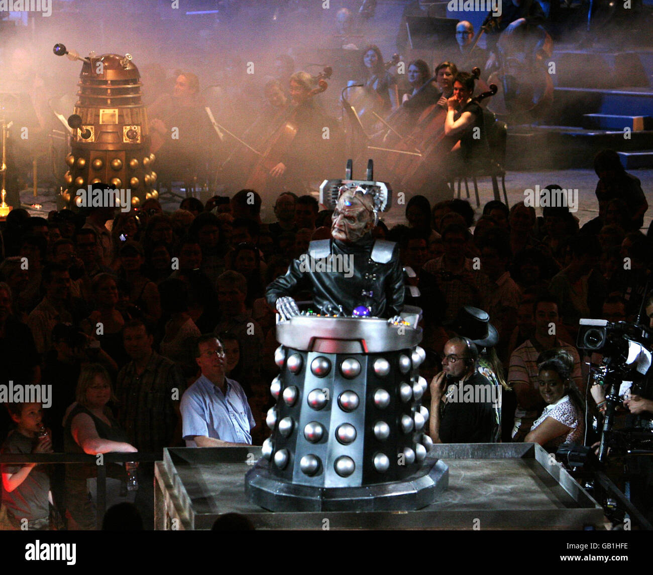 A performer in costume davros hi-res stock photography and images - Alamy