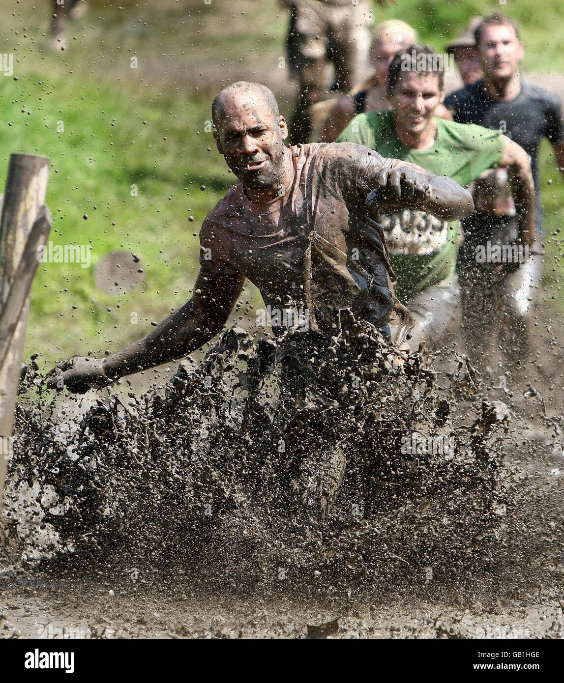Nettle Warrior Tough Guy competition Stock Photo - Alamy